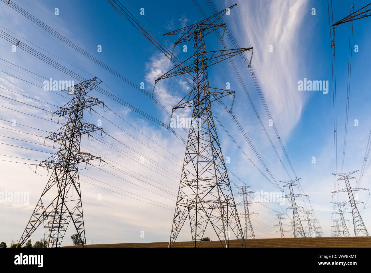 Hydro pole Banque de photographies et d’images à haute résolution - Alamy
