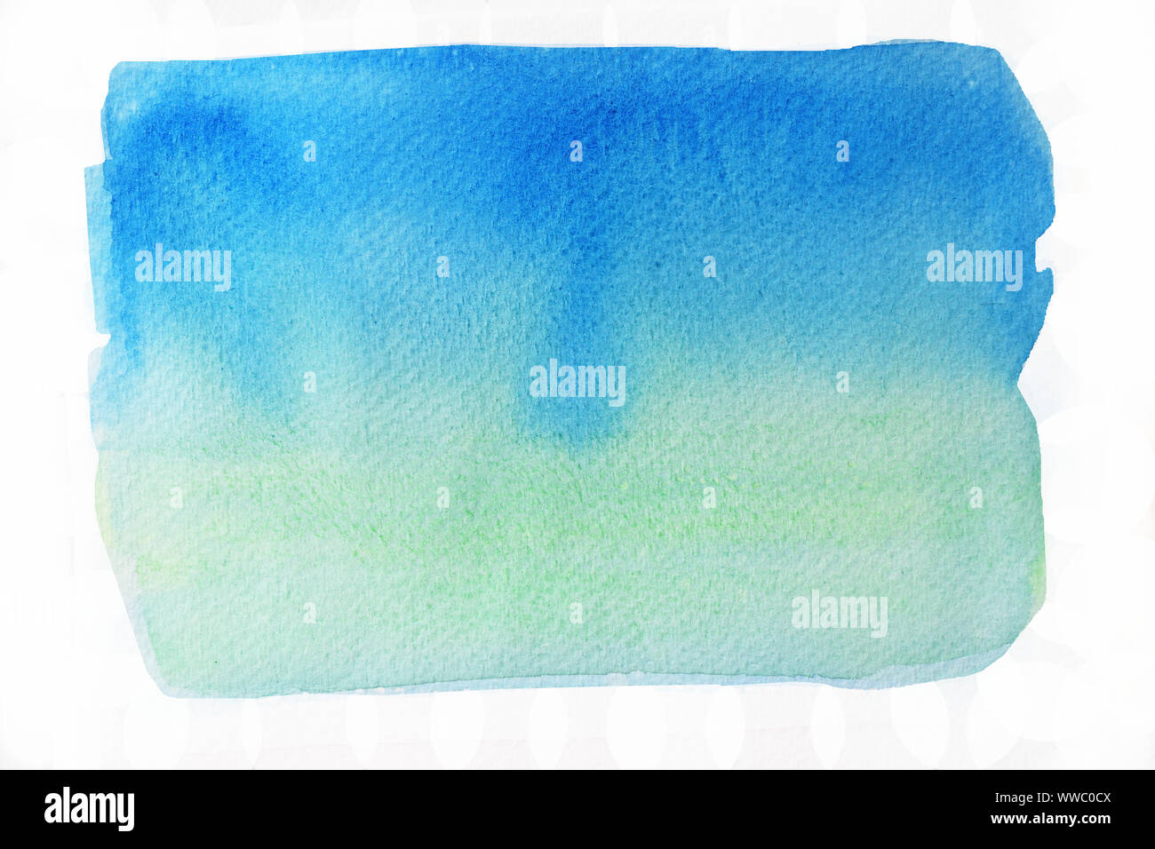 Abstract watercolor splash blue green Banque de photographies et d ...