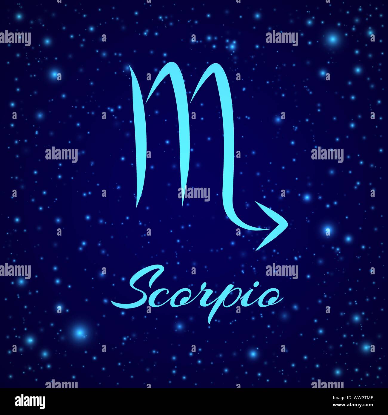 Scorpio horoscope icon zodiac galaxy Banque de photographies et d ...