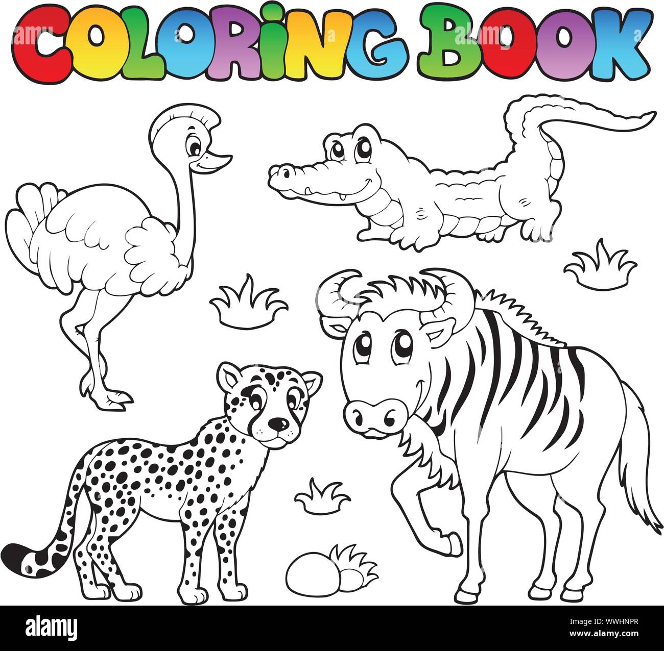 Coloriage Animaux Sauvages Lion Luxe Photos Coloriage Savane Colorier