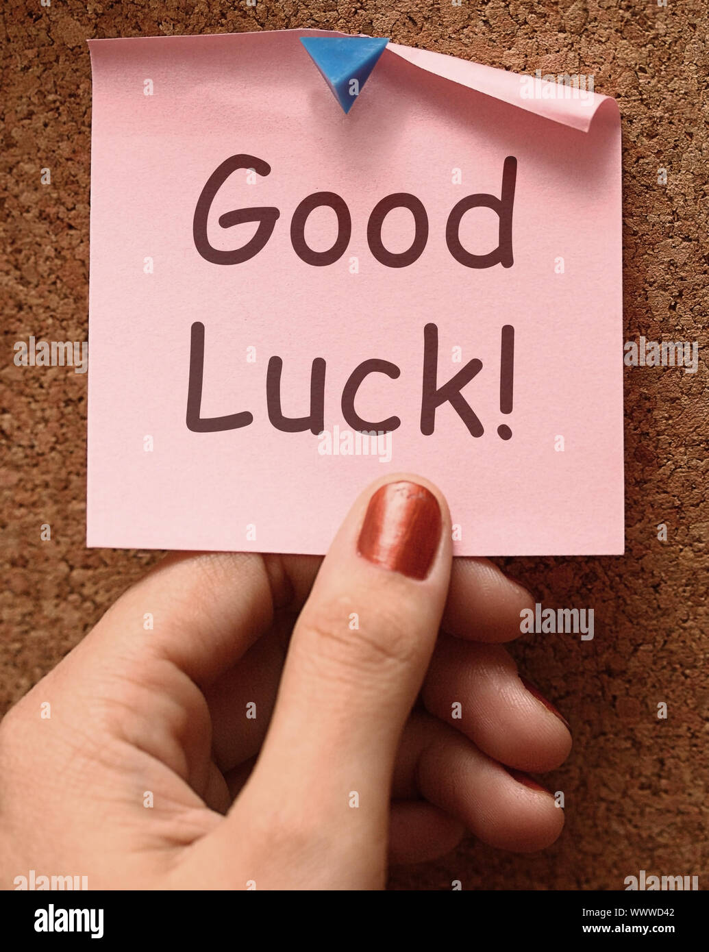 Good luck message Banque de photographies et d’images à haute ...