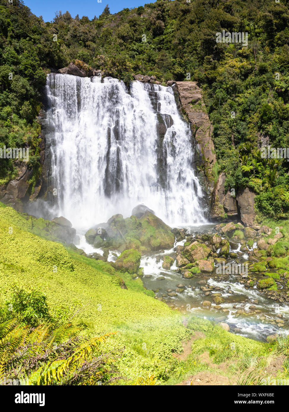 Marokopa falls Banque de photographies et d’images à haute résolution ...