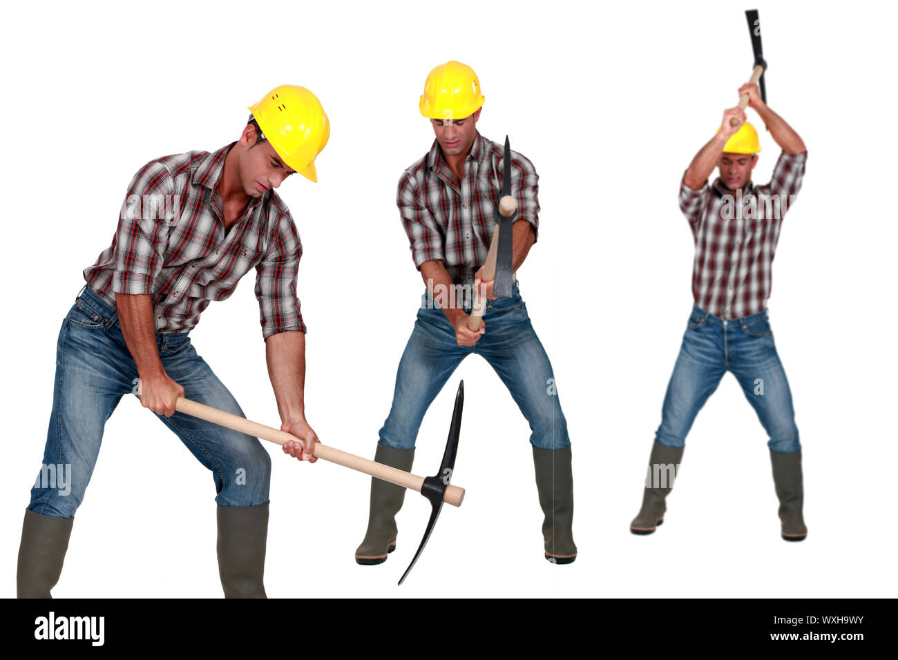 Man pickaxe Banque d'images détourées - Alamy