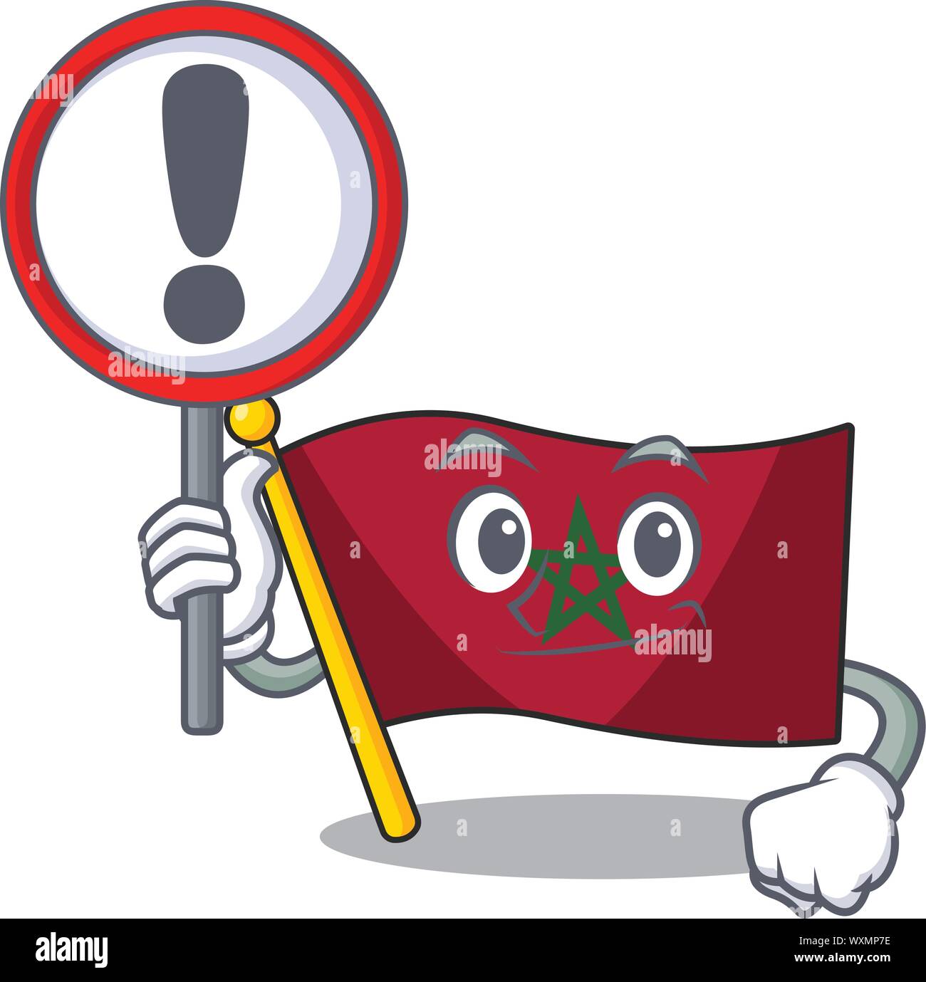 Panneau de rue maroc Banque d'images vectorielles - Alamy