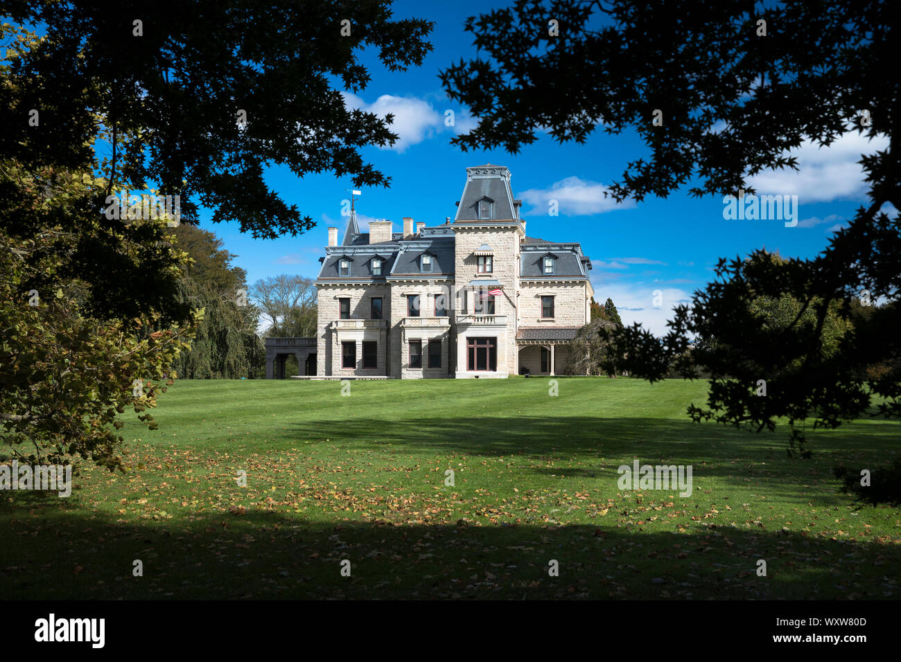 Chateau-sur-Mer construite en 1852 l'un des célèbres Newport Mansions ...