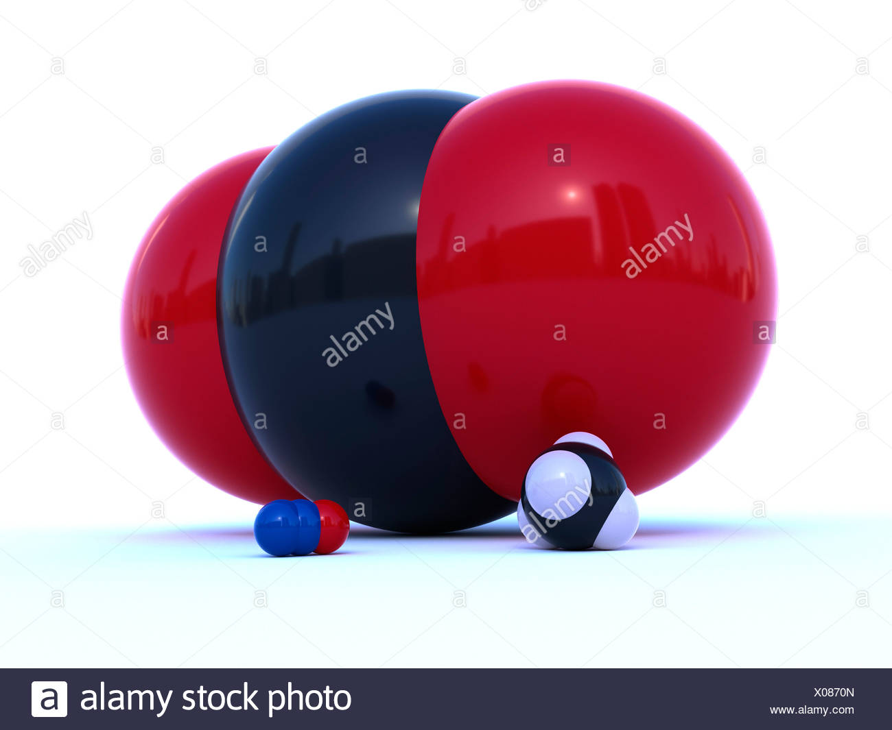 Carbon Dioxide Molecule Banque d'image et photos - Alamy