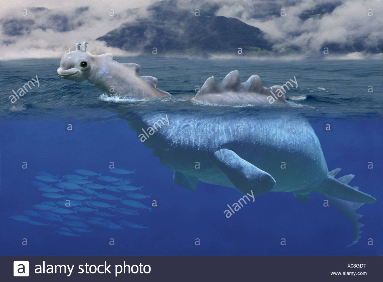 Nessie Loch Ness Monster Legend Banque d'image et photos - Alamy
