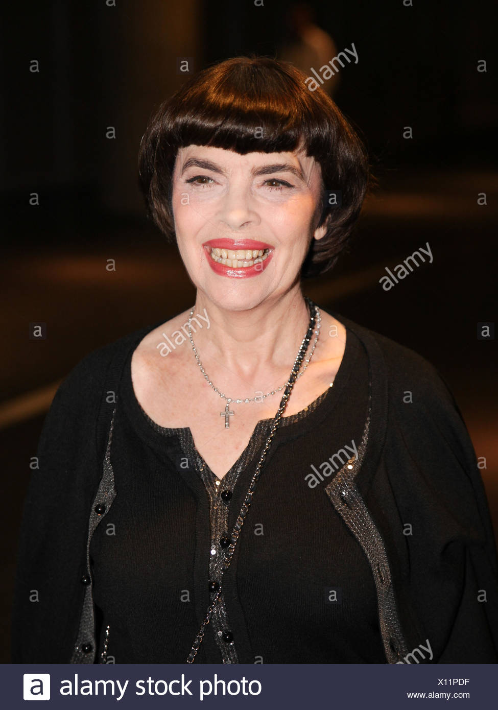 French Chanson Singer Mireille Mathieu Banque d'image et photos - Alamy