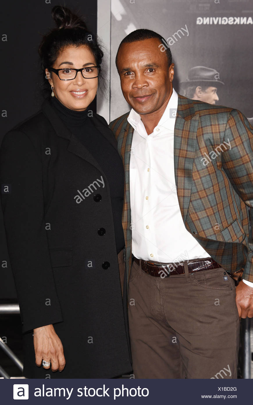 Sugar Ray Leonard And Bernadette Robi Banque d'image et photos - Alamy