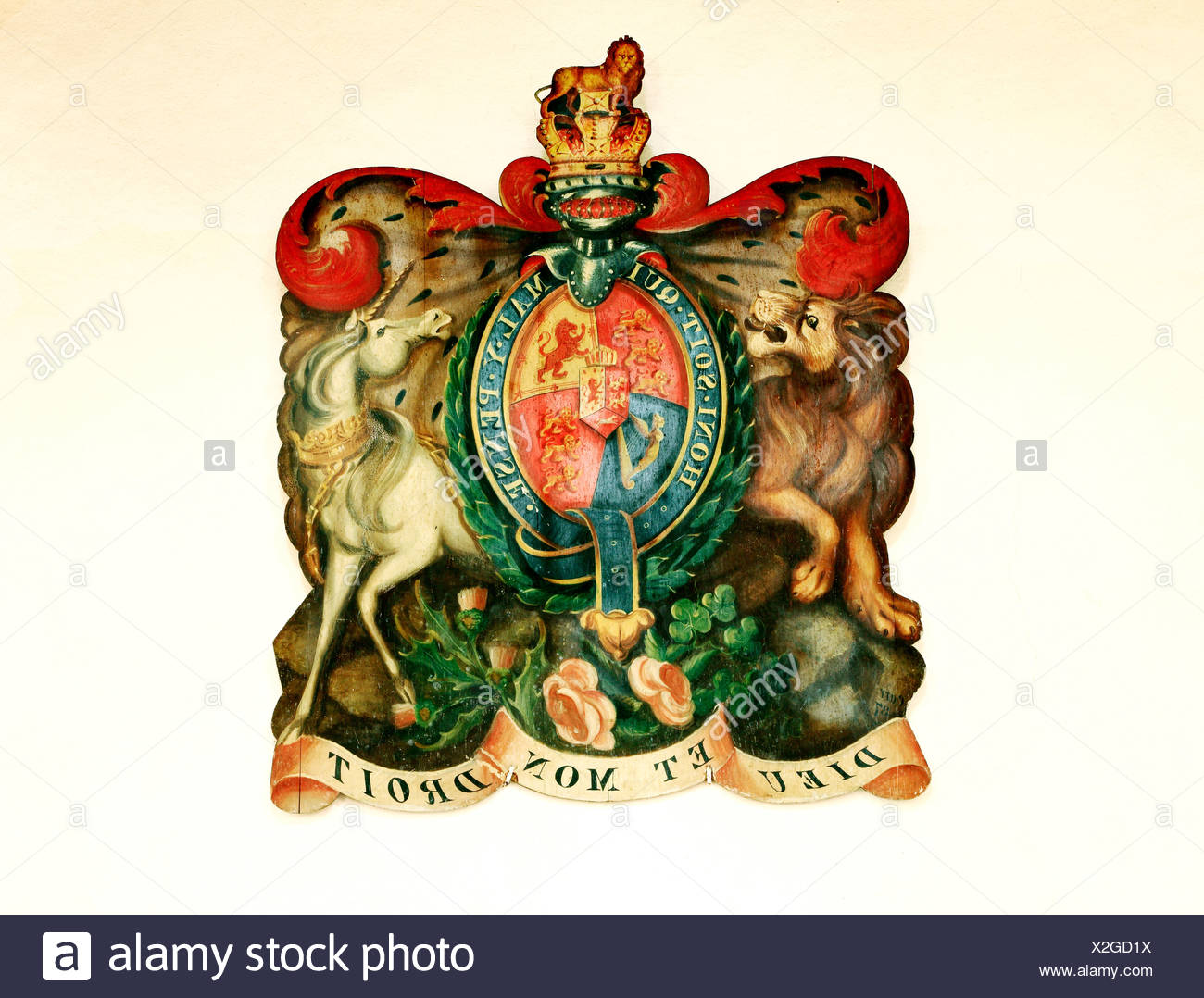 Héraldique Licorne Banque d'image et photos - Alamy