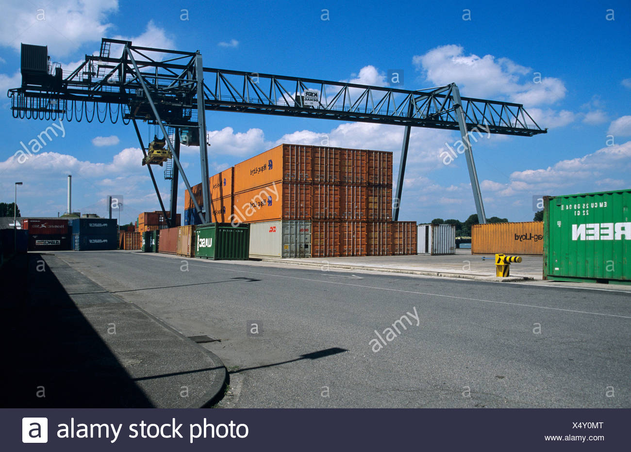 Grue De Manutention De Conteneurs Banque d'image et photos - Alamy