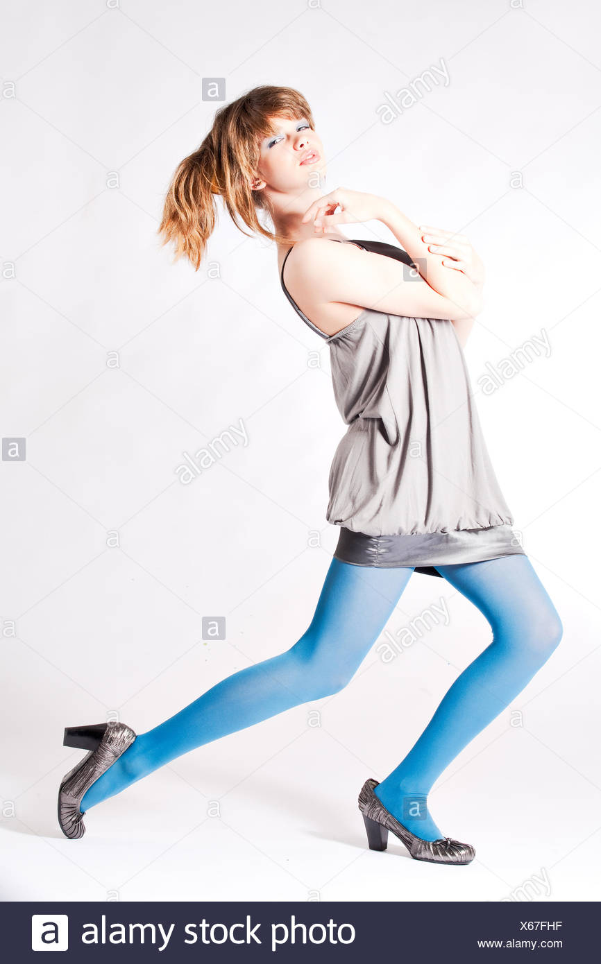 Collants Chez Les Adolescentes Banque d'image et photos - Alamy