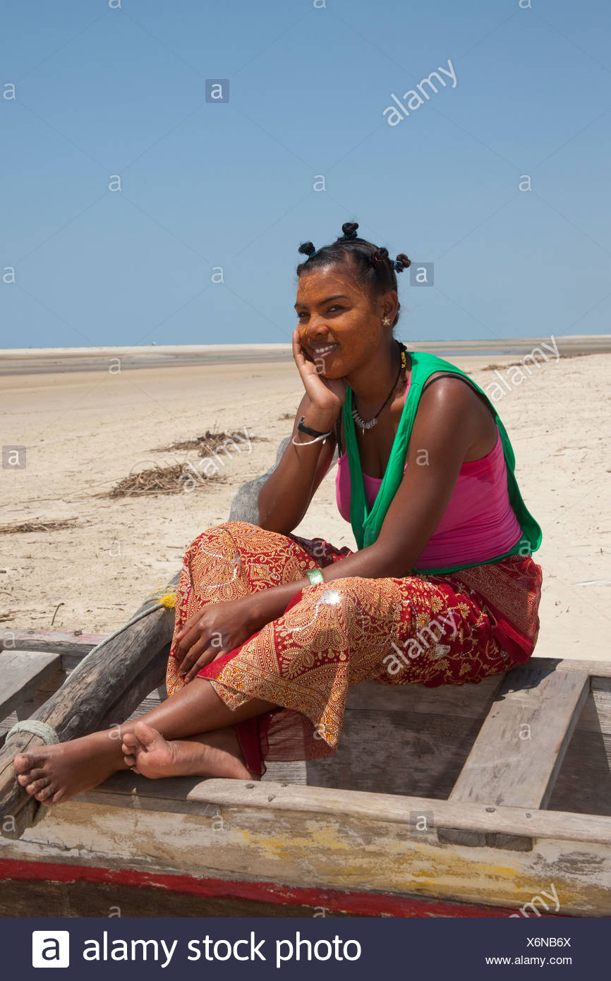 Madagascar Woman Portrait Malagasy Banque d'image et photos - Alamy