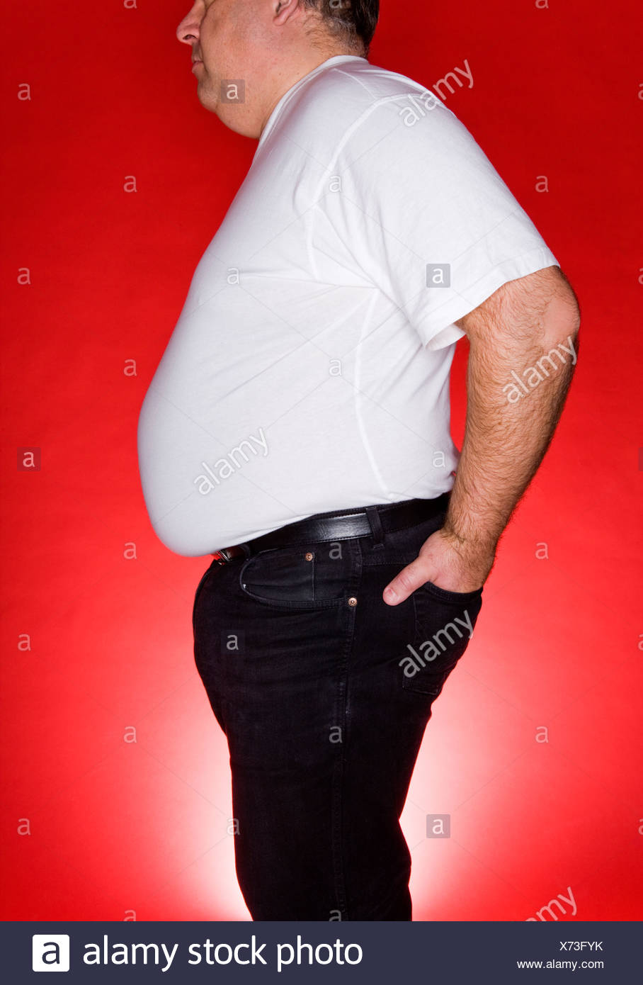 Homme Obèse Banque d'image et photos - Alamy