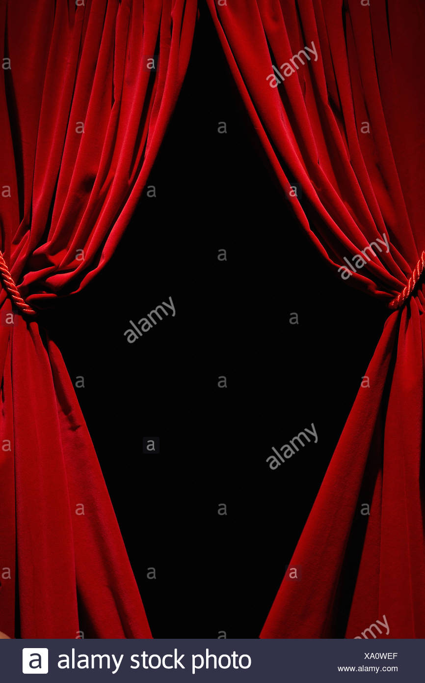 Rideau Rouge Et Blanc Banque d'image et photos - Alamy