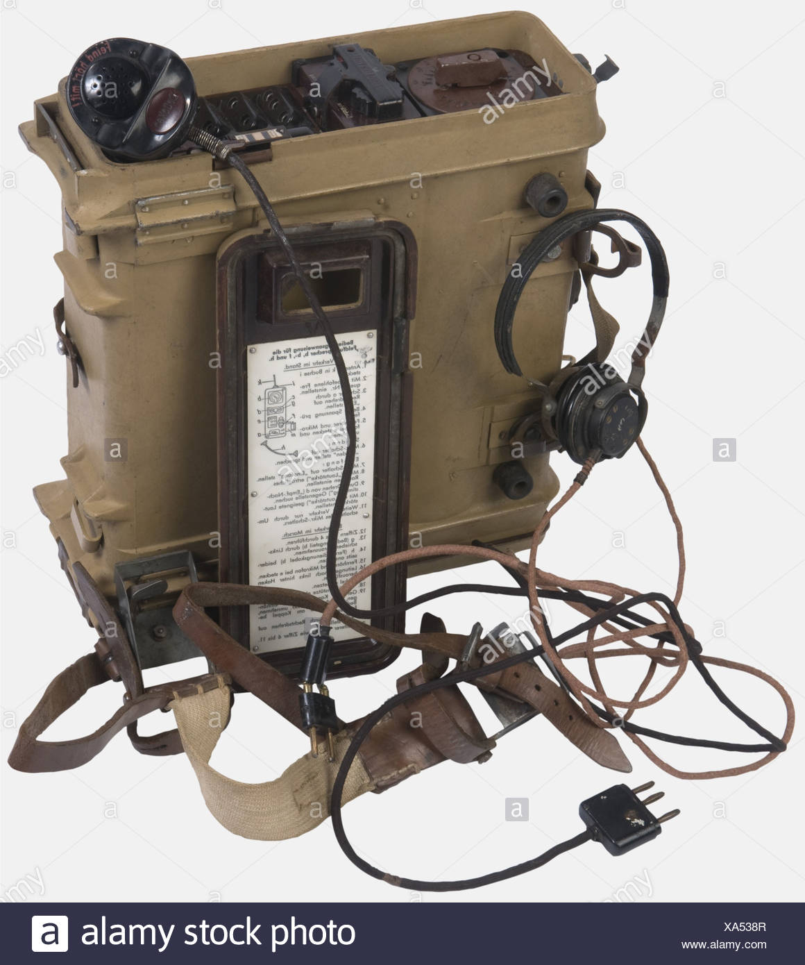 Military Radio Transmitter Receiver Banque d'image et photos - Alamy