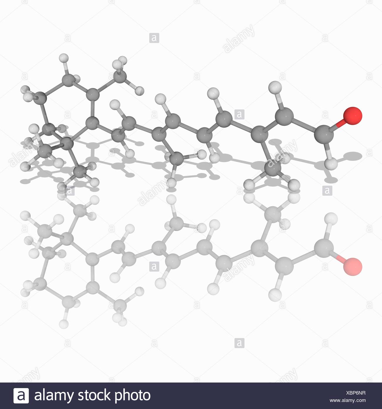 Retinal Vitamin Molecule Banque d'image et photos - Alamy