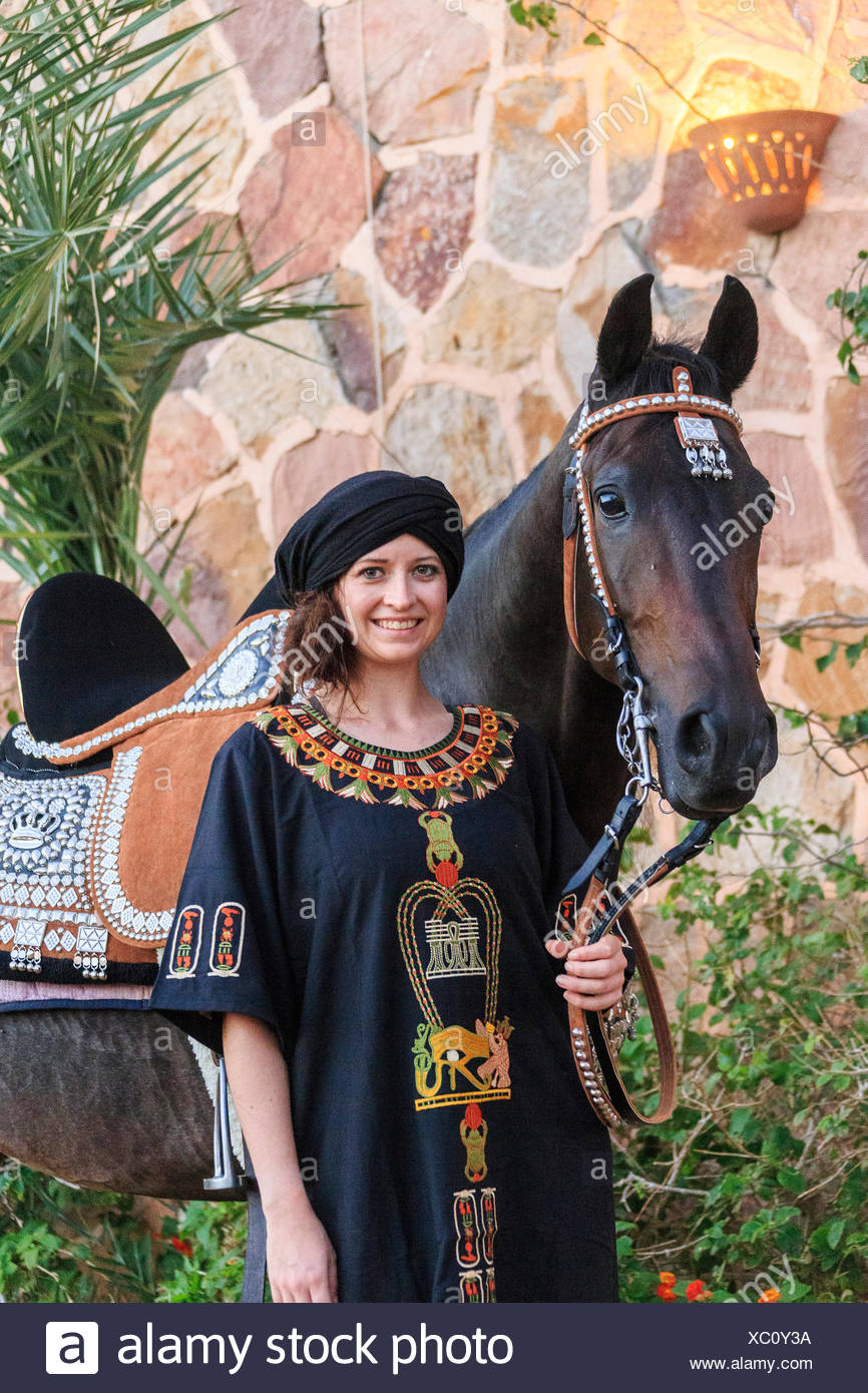 Arabian Horse Traditional Arabian Tack Banque d'image et photos - Alamy