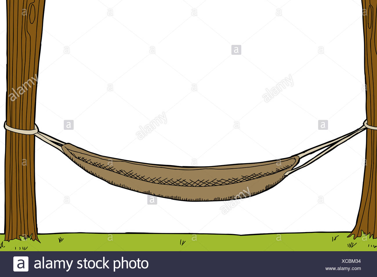 Un Hamac En Vecteur Banque d'image et photos - Alamy