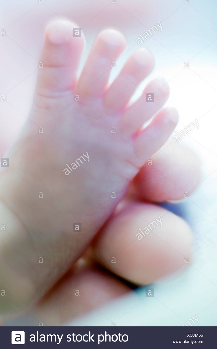 Foot Of Premature Baby Banque d'image et photos - Alamy