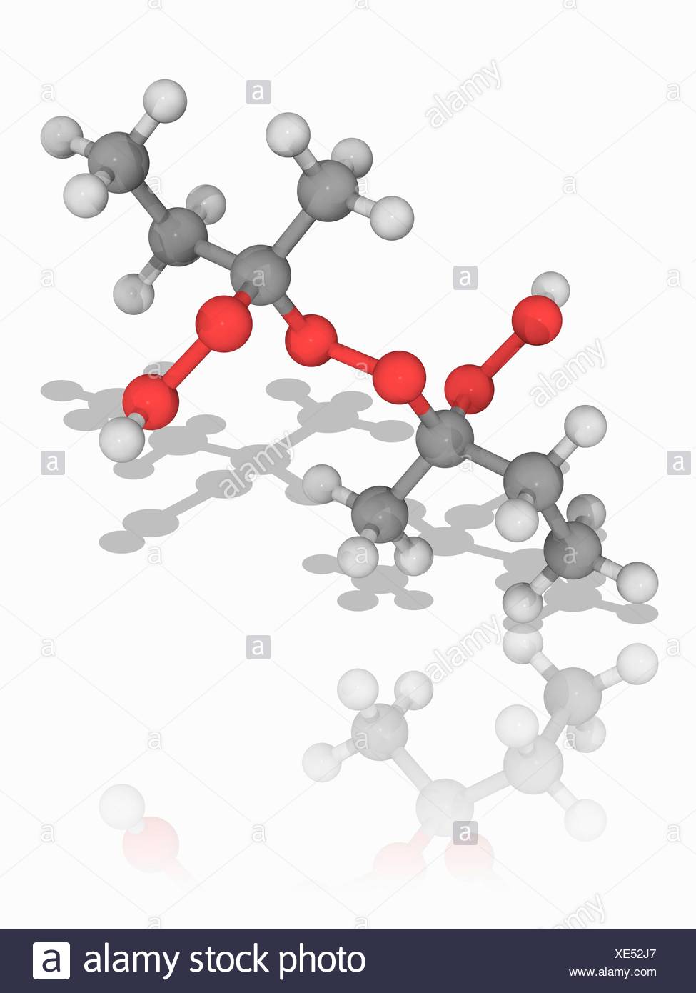 Hydrogen Peroxide Molecule Banque d'image et photos - Alamy