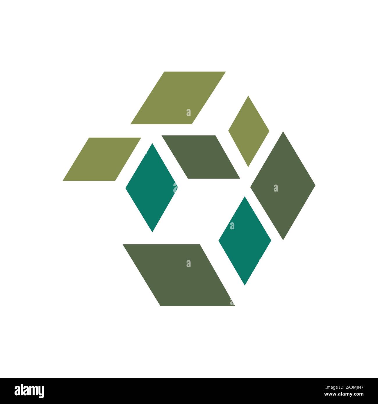 Cubo di rubik logo Immagini Vettoriali Stock - Alamy