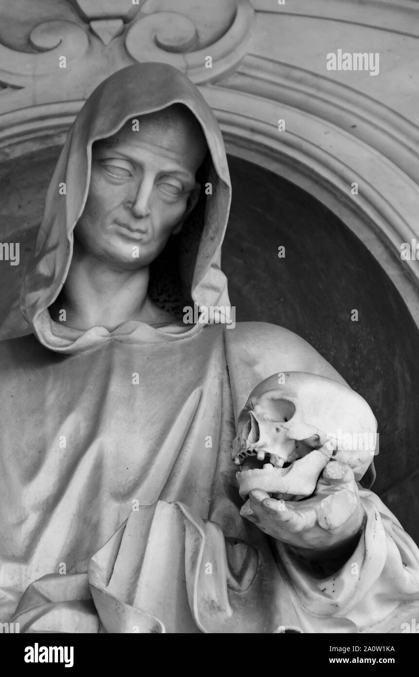 Morte simbolo simbolo teschio morto Foto e Immagini Stock in Bianco e ...