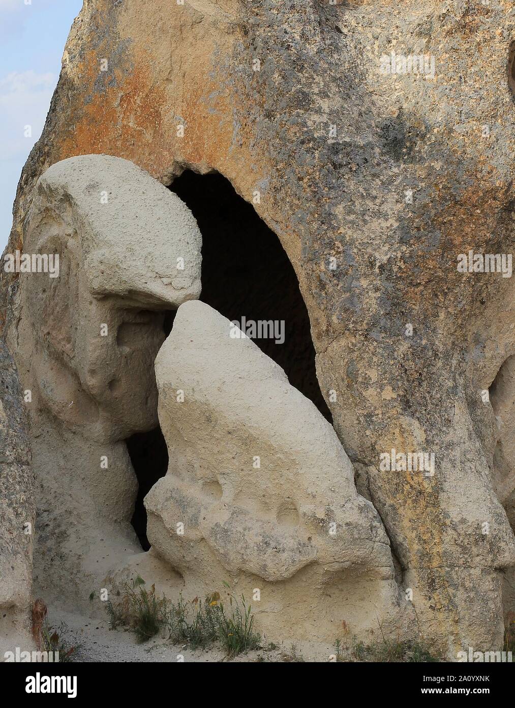 La Cappadocia è una regione centrale in Turchia. Magica camini in ...