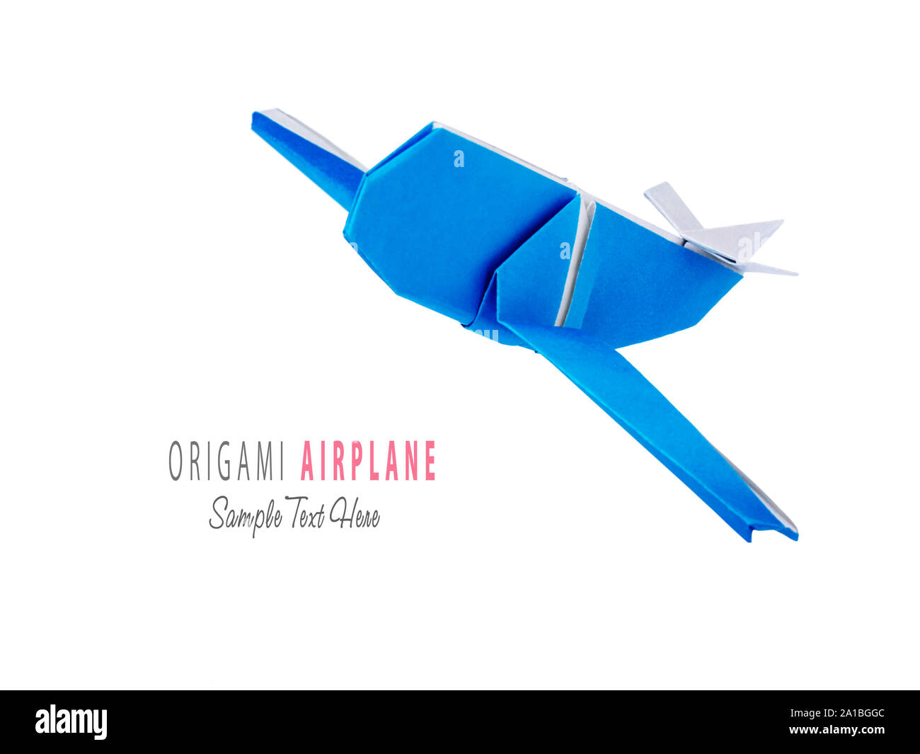 Aeroplano di origami volante immagini e fotografie stock ad alta ...