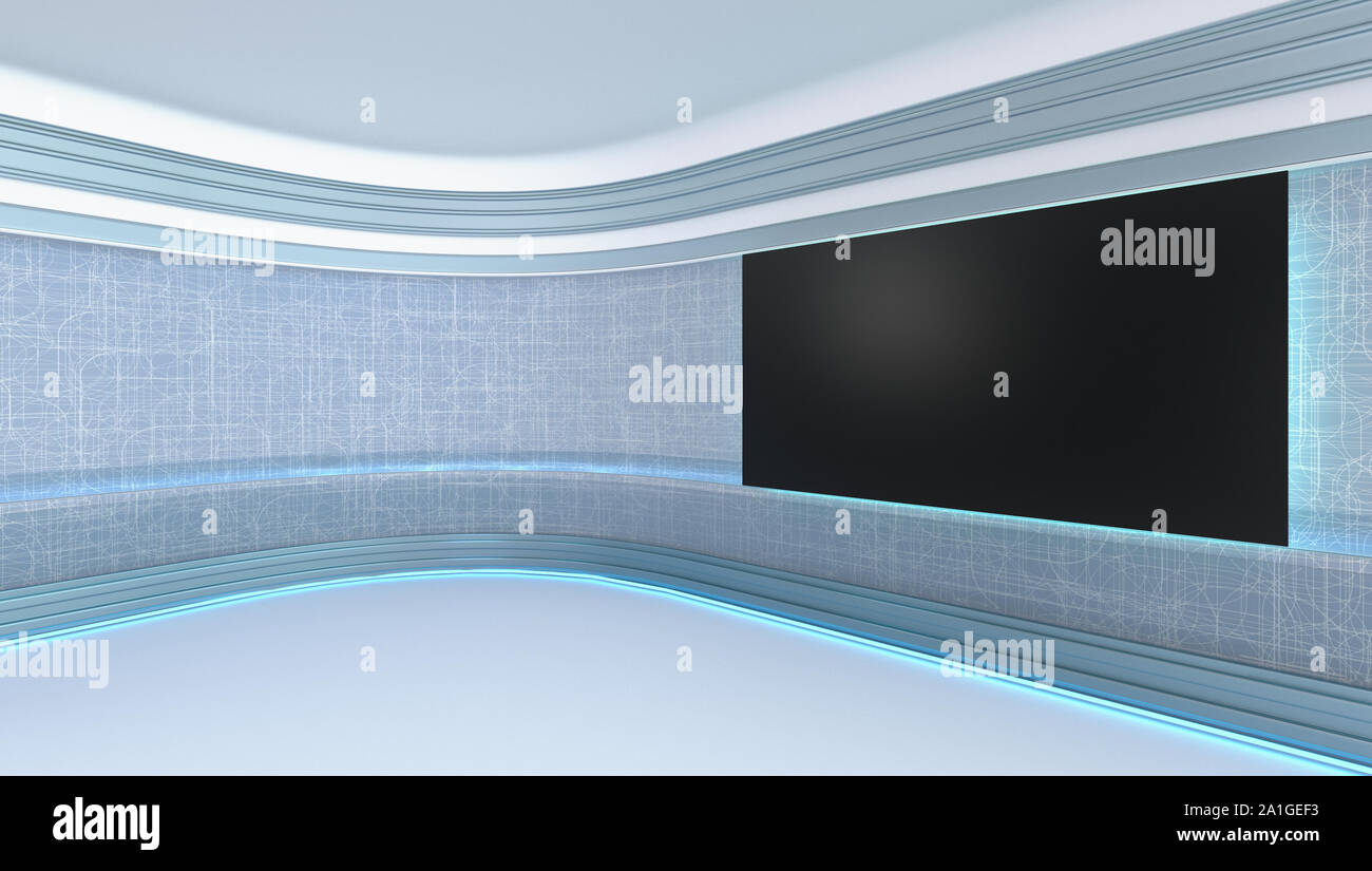 3d studio tv virtual set immagini e fotografie stock ad alta risoluzione - Alamy