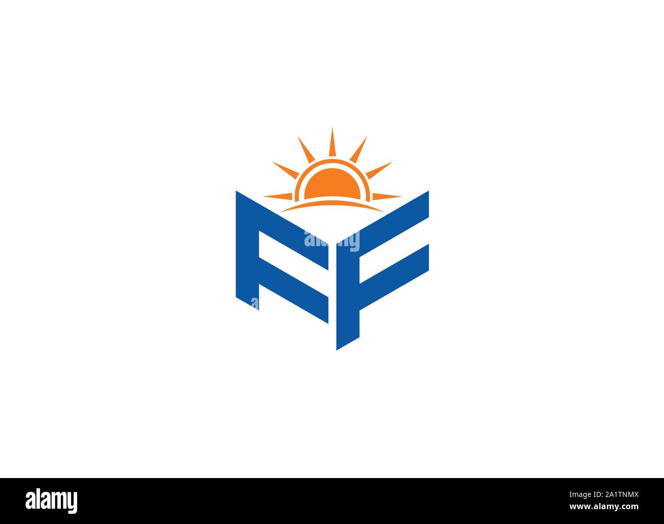 Abstract lettera poligonale Logo, esagono lettera logo, Lettera ...