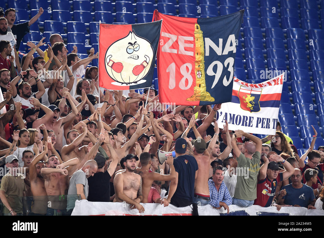 Genoa fans immagini e fotografie stock ad alta risoluzione - Alamy