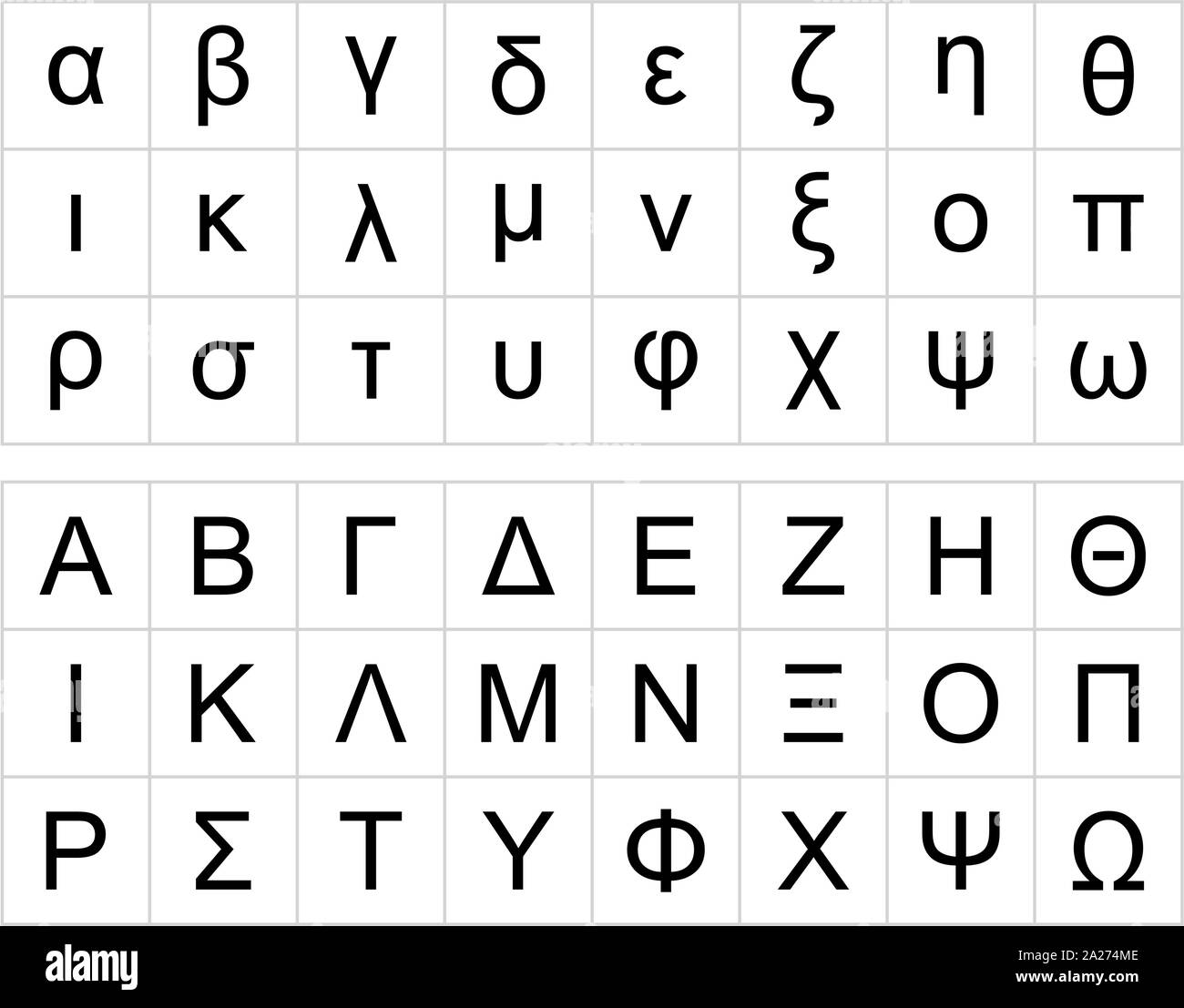 Alfabeto greco immagini e fotografie stock ad alta risoluzione - Alamy