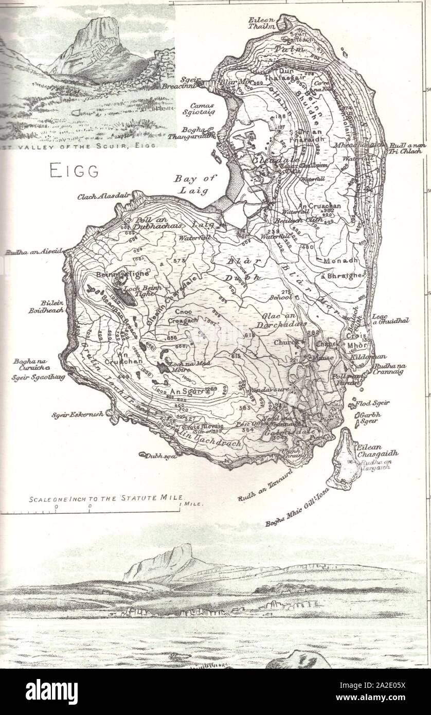 Mappa di eigg immagini e fotografie stock ad alta risoluzione - Alamy