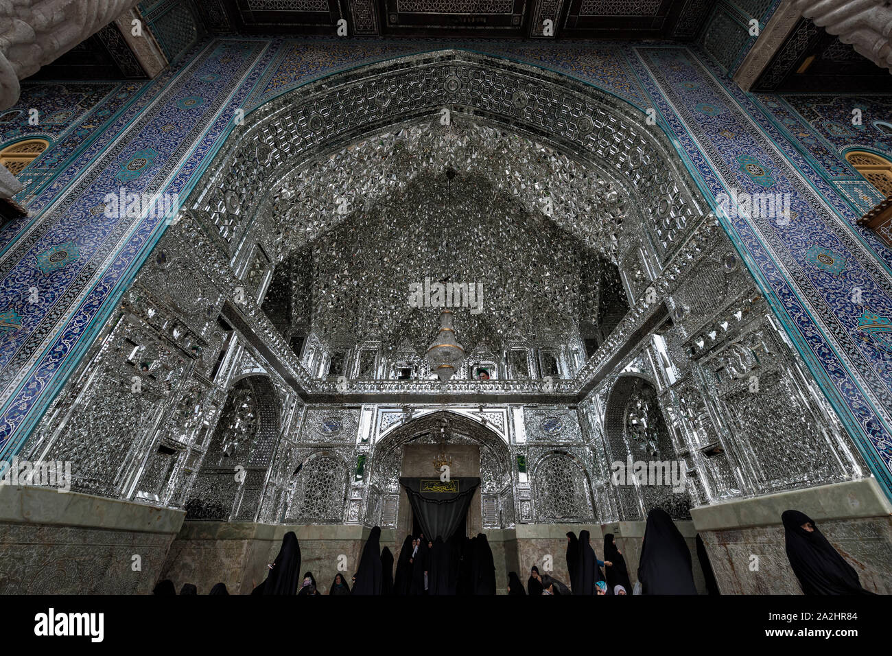 Argento, muqarnas Hazrat-e Masumeh, Santuario di Fatima al-masumeh ...