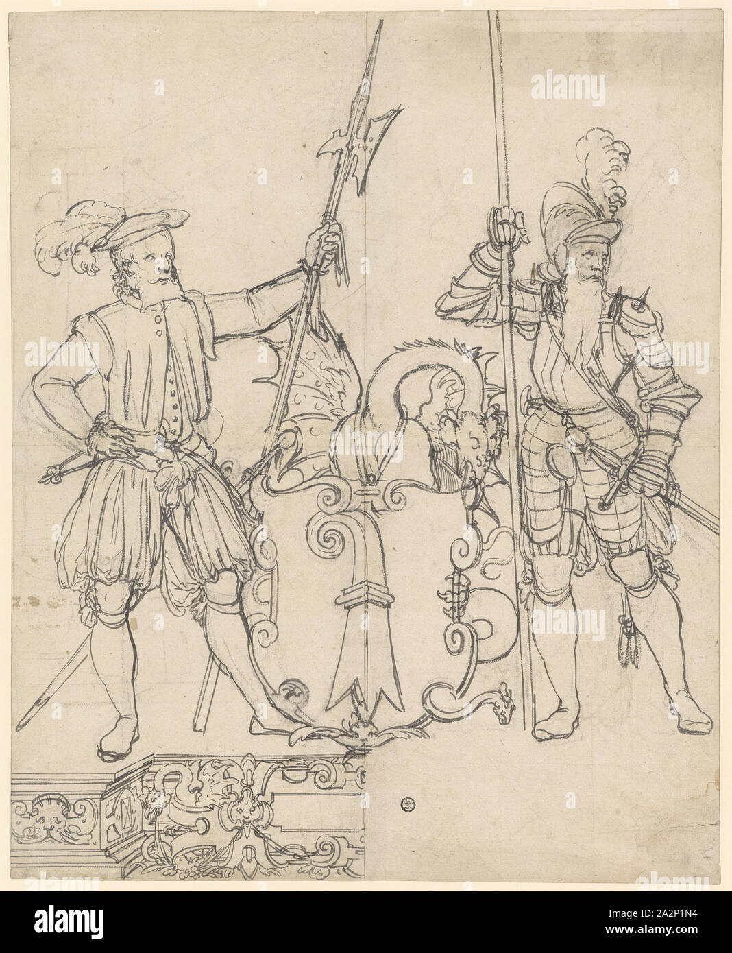 Su disegno preliminare con matita nera immagini e fotografie stock ad ...