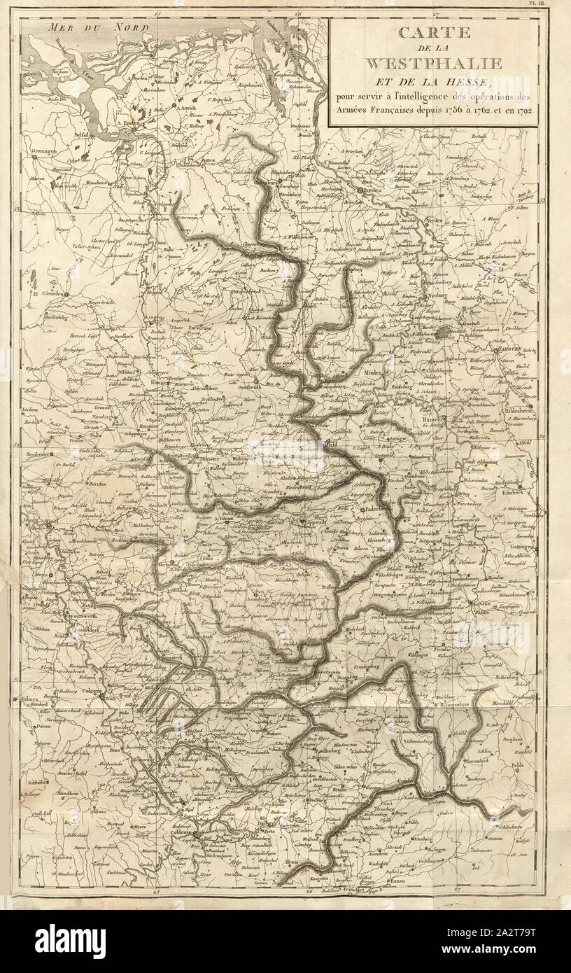 Westfalia map immagini e fotografie stock ad alta risoluzione - Alamy
