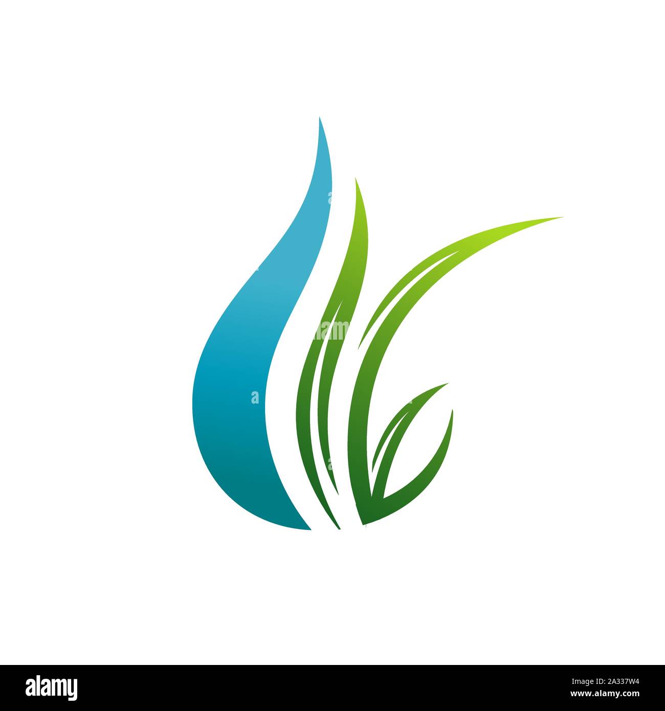 Disegno del logo foglia immagini e fotografie stock ad alta risoluzione ...