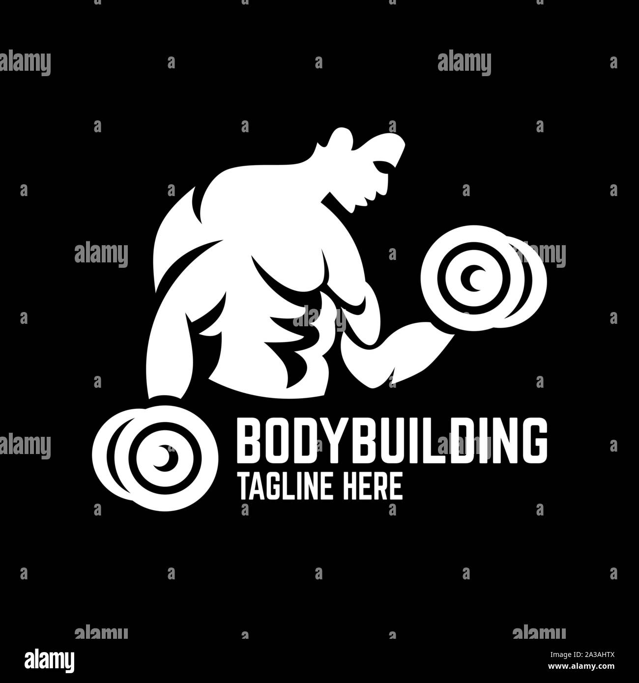 Bodybuilding logo Immagini Vettoriali Stock - Alamy