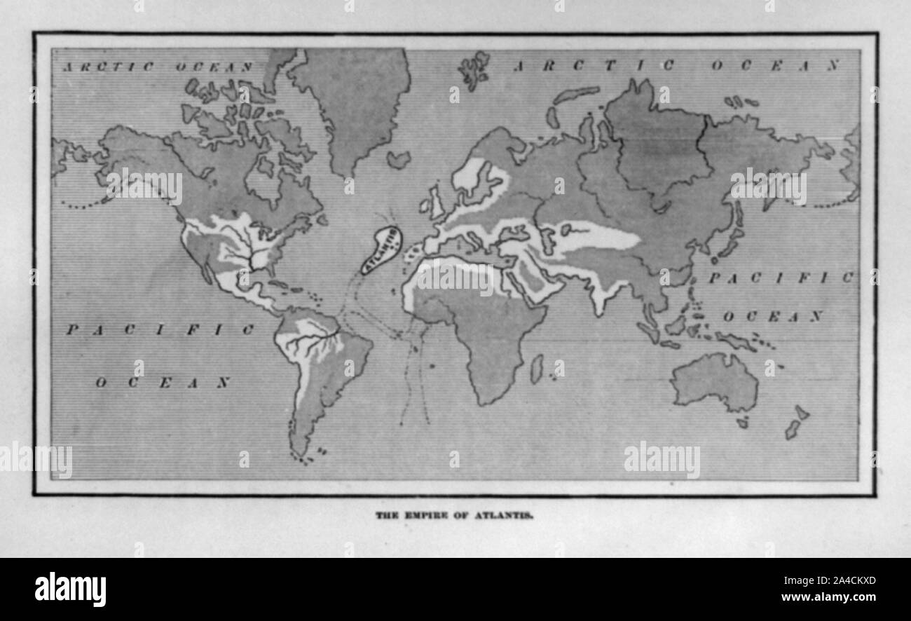 Map of atlantis immagini e fotografie stock ad alta risoluzione - Alamy