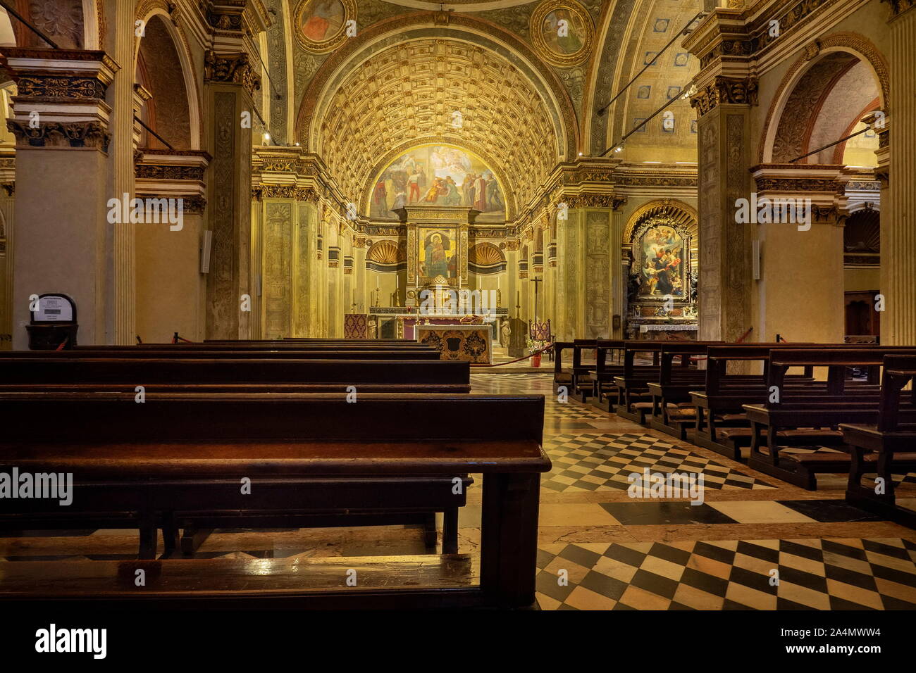 Bramante chiesa di santa maria milano immagini e fotografie stock ad ...