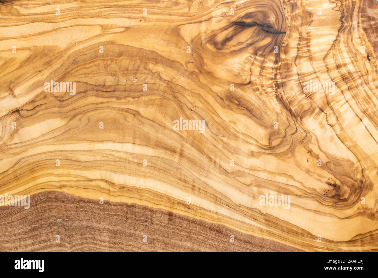 Bellissima in legno di olivo texture di sfondo, vista dall'alto Foto ...
