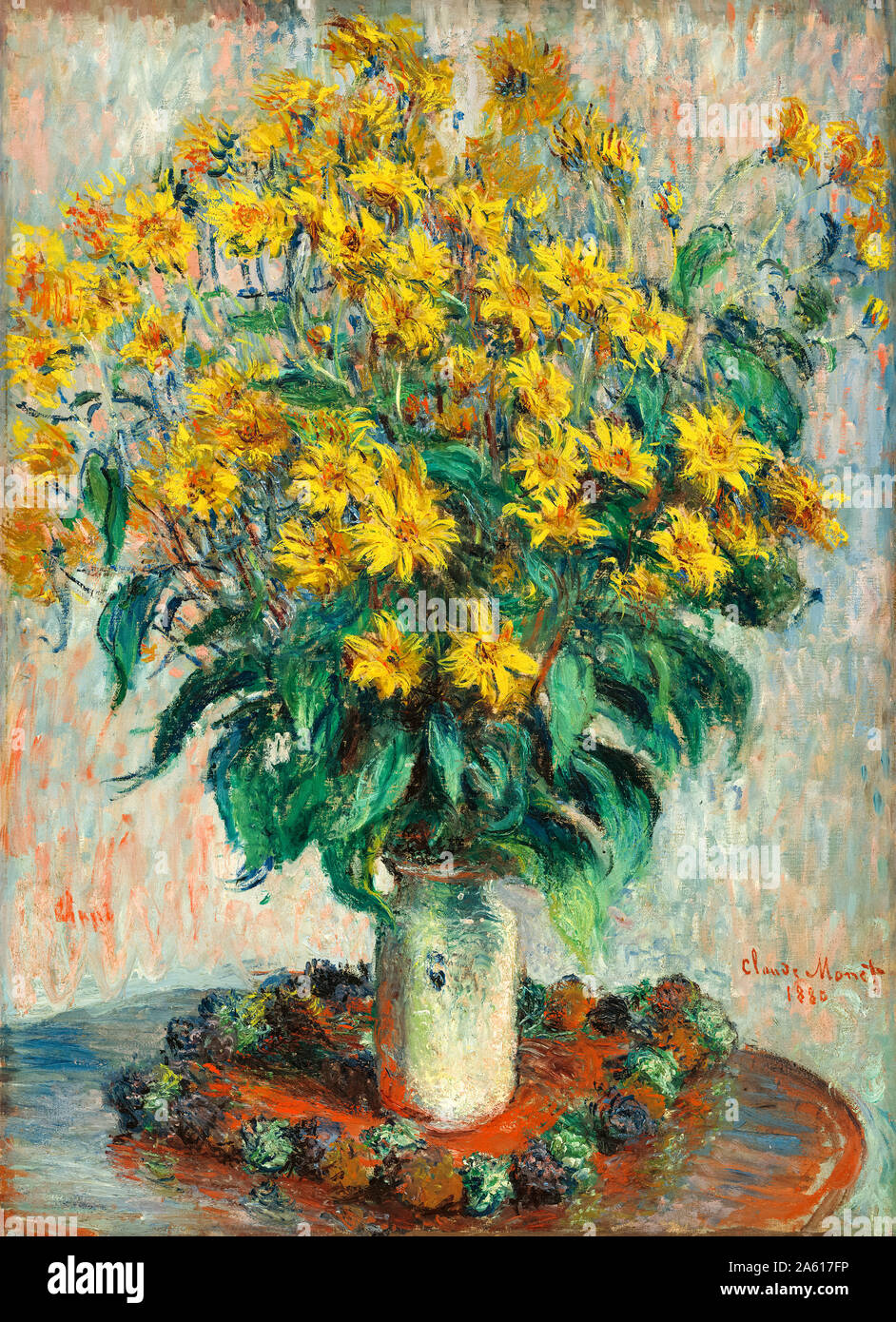 Vase of flowers by claude monet immagini e fotografie stock ad alta ...