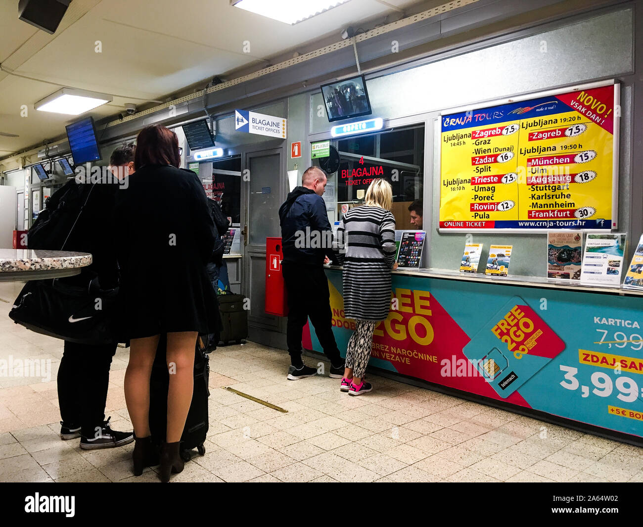 Stazione degli autobus di lubiana immagini e fotografie stock ad alta ...