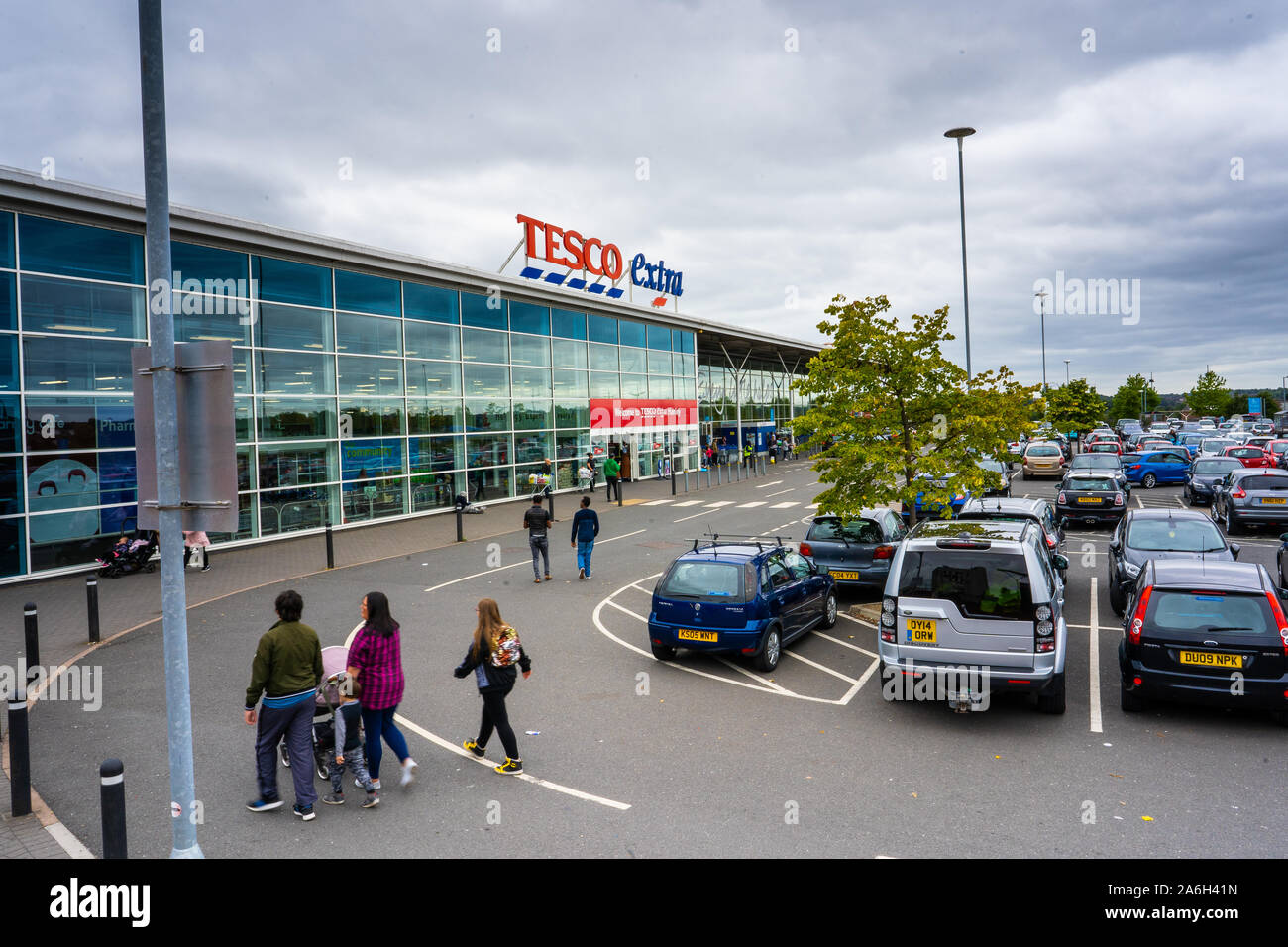 Tesco Shopping Trolley Immagini e Fotos Stock - Alamy