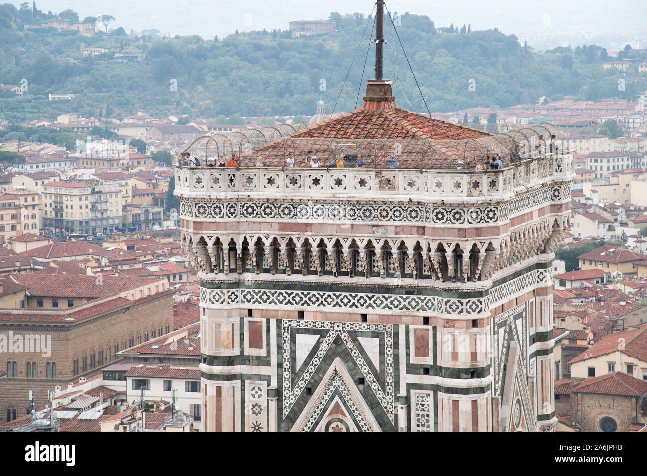Gotico italiano il Campanile di Giotto (il Campanile di Giotto) e ...