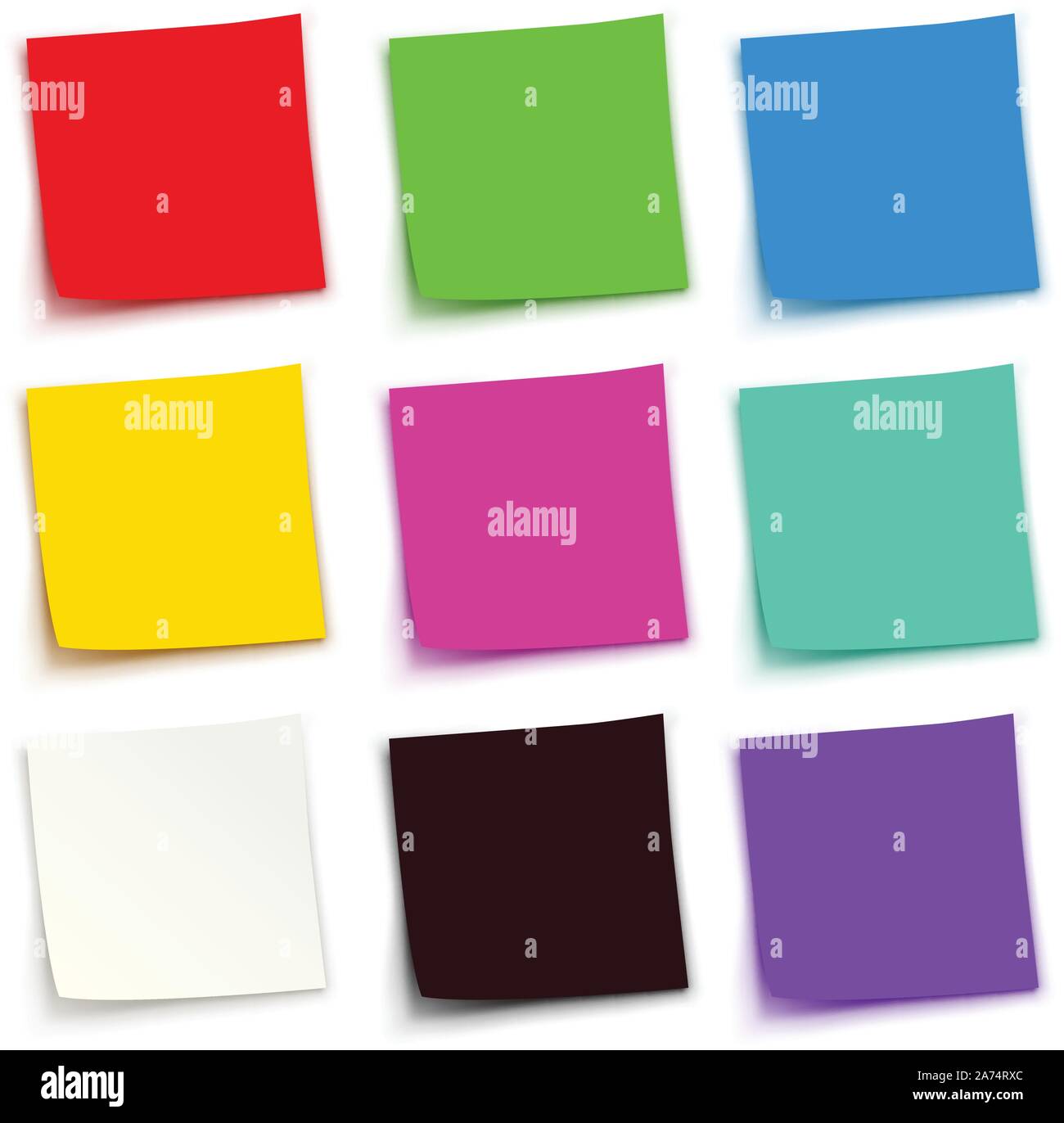 Carte colorate Immagini Vettoriali Stock - Alamy