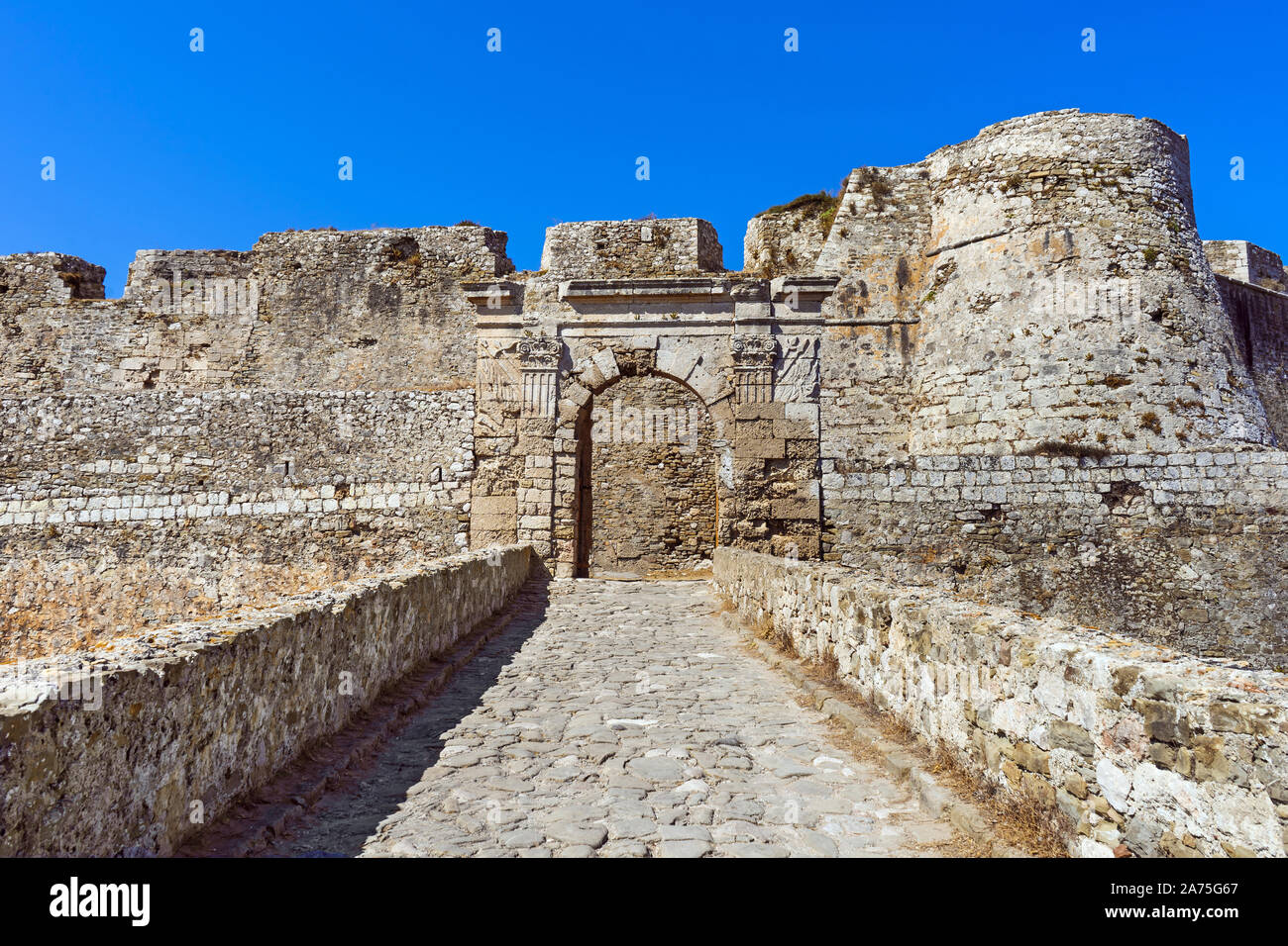 Castello di methoni greco peloponneso immagini e fotografie stock ad ...