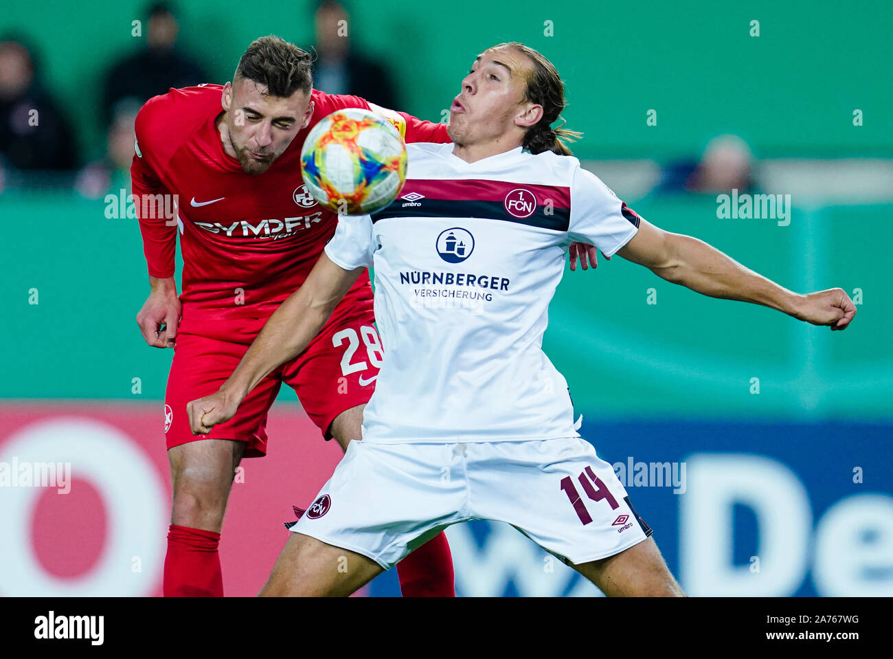 Kaiserslautern, Germania. 30 ott 2019. Calcio: DFB Cup, 1FC Kaiserslautern - 1FC Norimberga, 2 ...