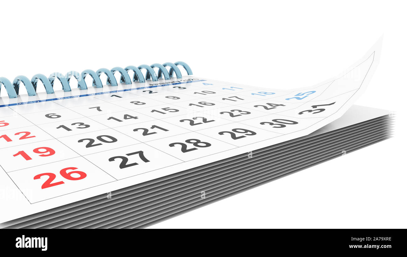 Calendario 2020 week immagini e fotografie stock ad alta risoluzione ...